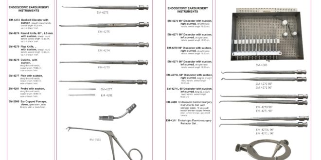 Endoscopic Ear Microsurgery Instruments – Ömür Surgical Instrumnets